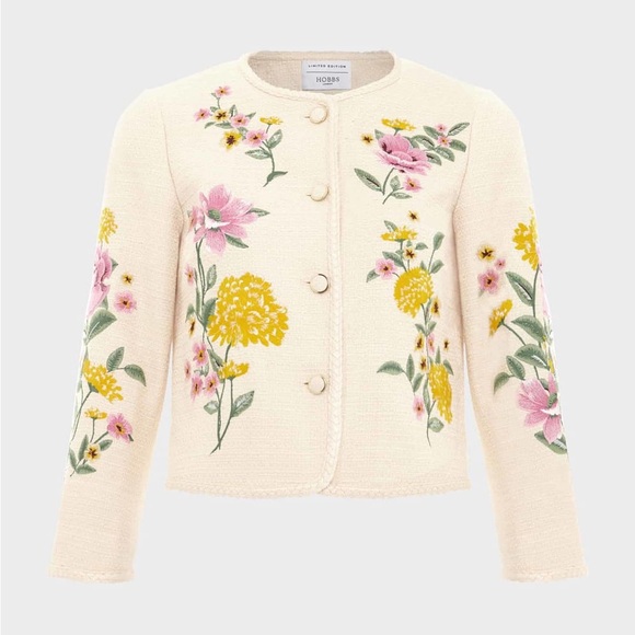 Hobbs London | Jackets & Coats | Nwt Hobbs London Le Hinton Floral ...